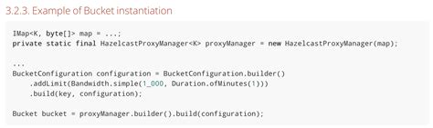 Invalid Hazelcast Documentation For 7 X 8 X Docs Issue 285 Bucket4j Bucket4j GitHub