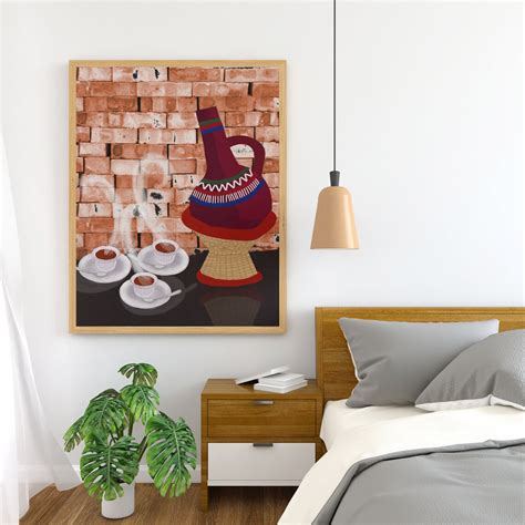Jebena Digital Art Eritrean Jebena Print Jeben Print Art Etsy