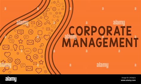 Writing Displaying Text Corporate Management Business Approach All Levels Of Managerial