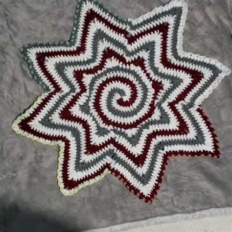 Crochet Spiral Flowstar Pattern 8 Point Star Flow Toy Etsy