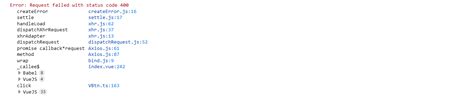 nuxt js how to solve 400 bad request error in my nuxt strapi app