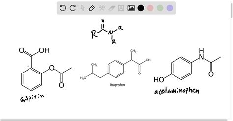 Solved Consider Caffeine And Acetaminophen What Structural Features Functional Groups Cause