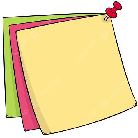 Sticky Notes Sticky Notes Blank Cartoon Sticky Notes Note Png