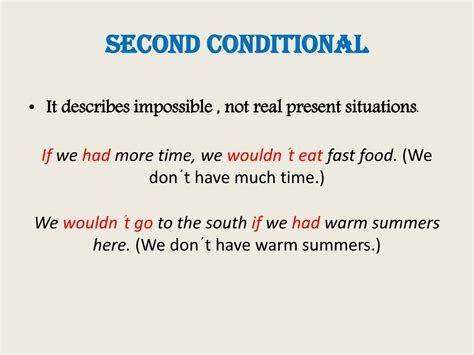 Second Conditional