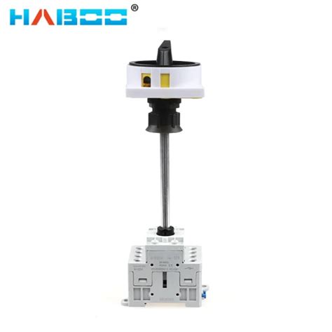 Isolator Switch With Padlock 63a 3 Phases Din Rail Mounting Rotating Handle Ce Disconnector