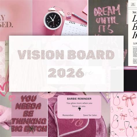 Nursing Vision Board Printables Etsy