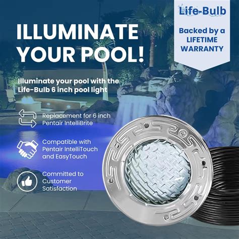 Life Bulb 6 120v Led Light Pentair Replacement Lifetime Warranty