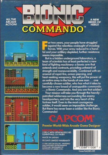 BIONIC COMMANDO SeattleGameGurus Com