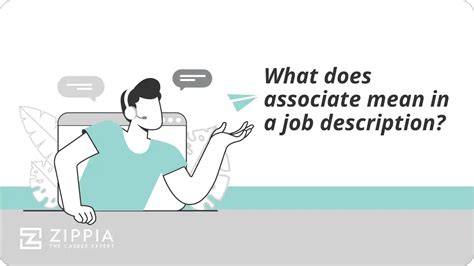 What Does Associate Mean In A Job Description Zippia