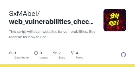 Github Sxmabelwebvulnerabilitieschecker This Script Will Scan Websites For Vulnerabilities