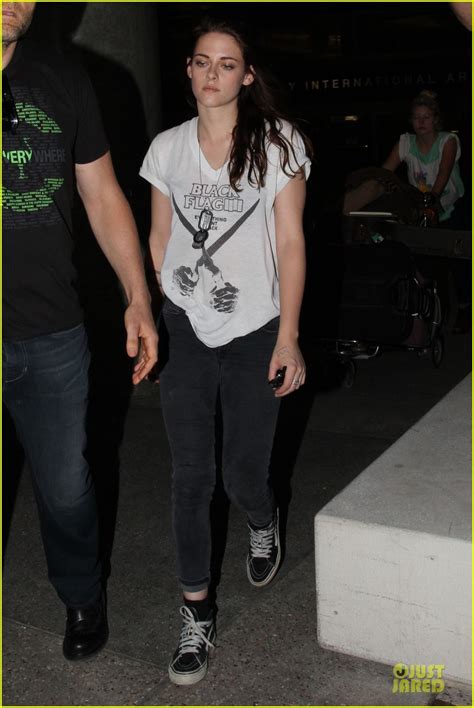 Kristen Stewart Sports Arm Tattoos At Lax Airport Photo 2967060