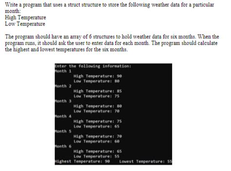 Solved Write A Program That Uses A Struct Structure To Store