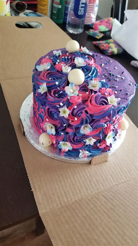 Bisexual Cake I Made Fir A Friends Birthday R Bisexual
