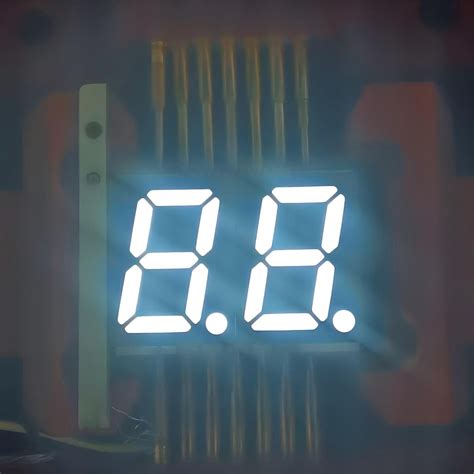 Ultra White 14 2mm 2 Digit Smd 7 Segment Led Display Common Anode For Home Appliance Smd