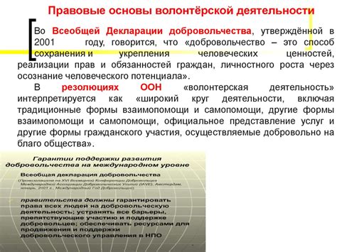 Организация добровольческой волонтёрской деятельности и взаимодействие с СО НКО презентация