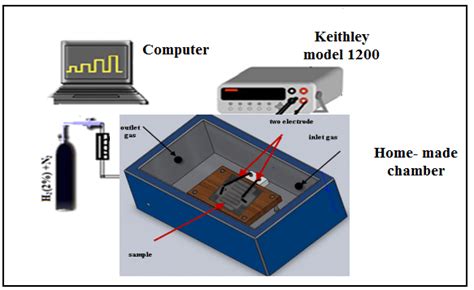 Schematic Diagram Of The Home Made Gas Sensor System Download Scientific Diagram