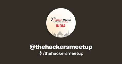 Thehackersmeetup Twitter Instagram Facebook Linktree