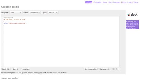Editores Bash Online Edita Tus Scripts Bash Desde El Navegador Linux