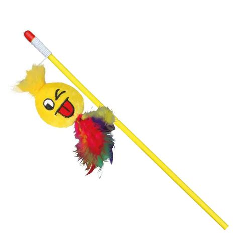 Trixie Playing Rod With Smiley For Cats 50cm Zigly