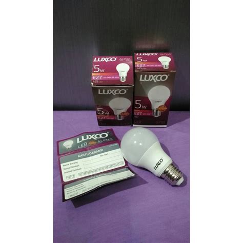 Lampu Led W Nyala Kuning Warm White V V Garansi Tahun Shopee Indonesia