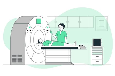 Free Vector Ct Scan Concept Illustration