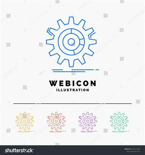 Setting Data Management Process Progress 5 Stock Vector Royalty Free 1247317249 Shutterstock