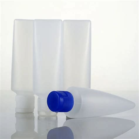 120x60ml Pe 스탠드 업 간편한 플립 캡 샴푸 보관 병 2oz 바디 로션 샤워 젤 클렌저 스퀴즈 소프트 튜브 컨테이너