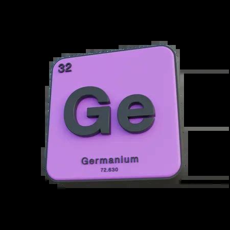 Germanium 3D Illustration download in PNG, OBJ or Blend format