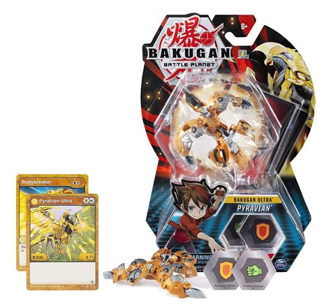 Bakugan Battle Planet Bakugan Ultra Pyravian Bakucores New In Package 4612531983