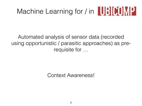 Bridging the Gap: Machine Learning for Ubiquitous Computing -- ML and ...