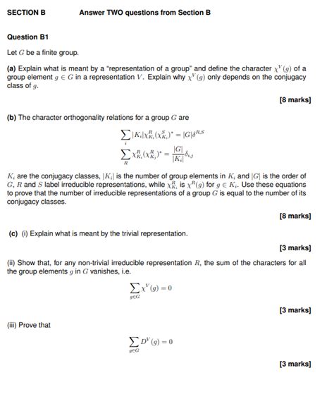 Solved Let G Be A Finite Group A Explain What Is Meant By