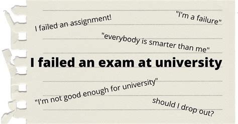 How to cope with failure at university exam/assignment - The Graduate Samaritan