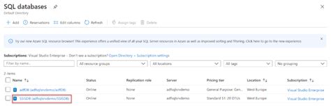 azure data factory déployer les solutions ssis dans le cloud