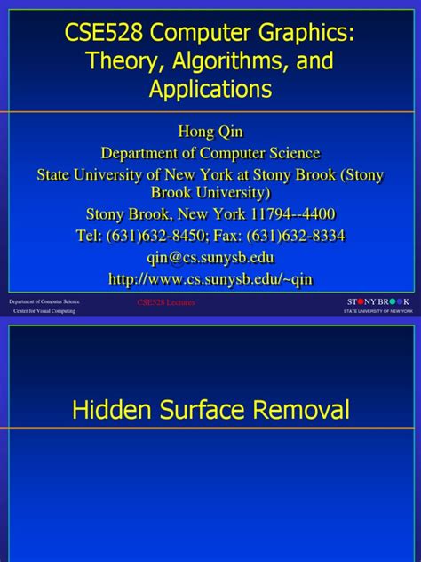 hidden surface removal pdf pdf algorithms computer aided design
