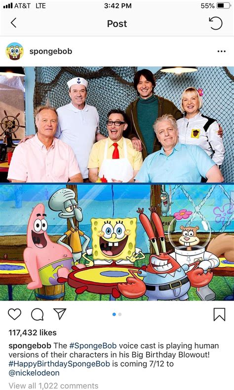 Live Action Spongebob Special Coming Out With The Voice Actors Playing Their Characters R