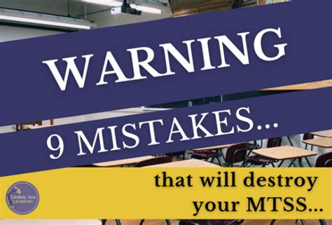 Warning These 9 Mistakes Will Destroy Your Mtss Lindsay Ann Learning