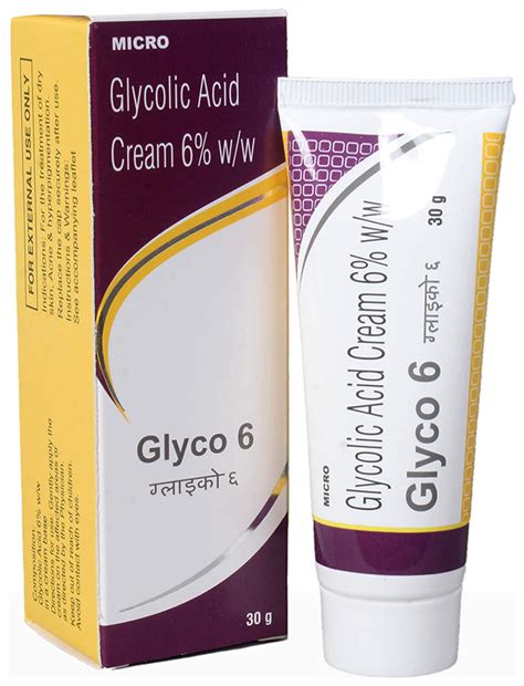 Glycolic Acid Cream 6 W W Pourquoi Choisir Acide Glycolique Paadpn