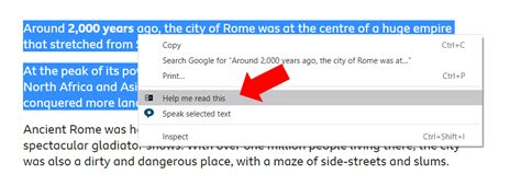 using immersive reader with the edge browser app and chrome extension