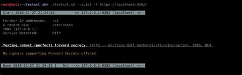 Testssl Sh Tool To Check Ssl Tls Related Vulnerabilities [updated 2024] All About Testing