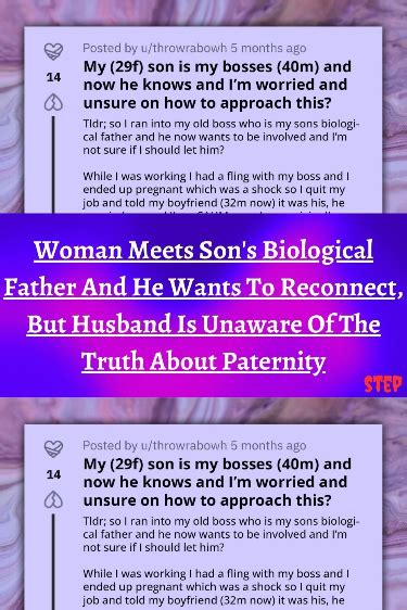 Woman Meets Son S Biological Father And He Wants To Reconnect But Husband Is Unaware Of The