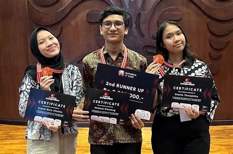 Tim Mahasiswa Sistem Dan Teknologi Informasi Itb Juara 3 Business It