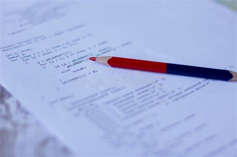 Printout Of The Application Code Test In The C Programming Language With Errors Correcting