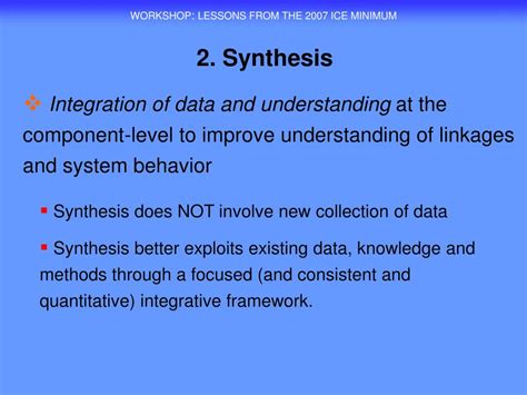 Ppt Integration And Synthesis Powerpoint Presentation Free Download Id4394497