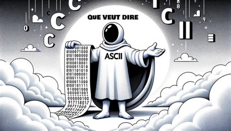 ASCII Définition fonctionnement du code ASCII Que veut dire