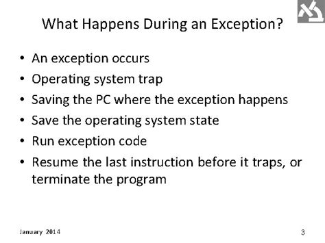 What Are Exception And Interrupts MIPS Terminology Exception