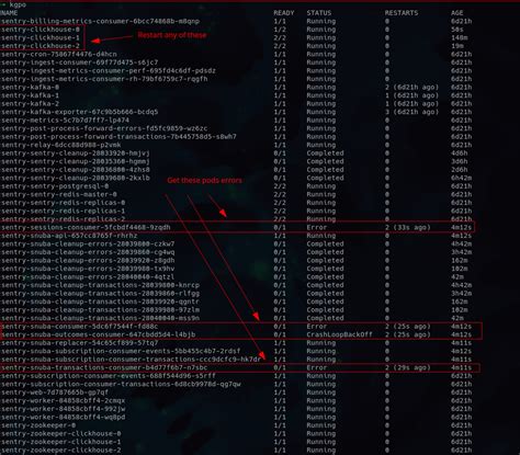 Snuba Pods Are In `error` And `crashloopbackoff` State When `clickhouse
