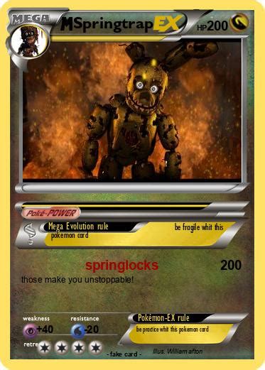 Pokémon Springtrap 883 883 Springlocks My Pokemon Card