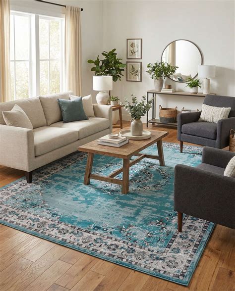 Blue 9 X 12 Lucerne Rug