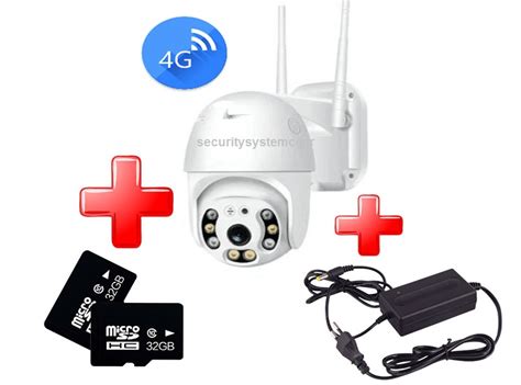 پکیج کامل دوربین اسپید دام سیم کارت خور 4g رم 32 گیگ گارانتی دار