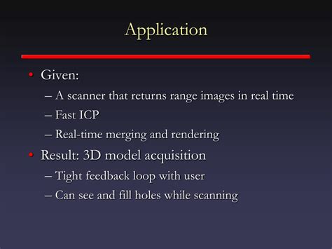 Ppt Efficient Variants Of The Icp Algorithm Powerpoint Presentation
